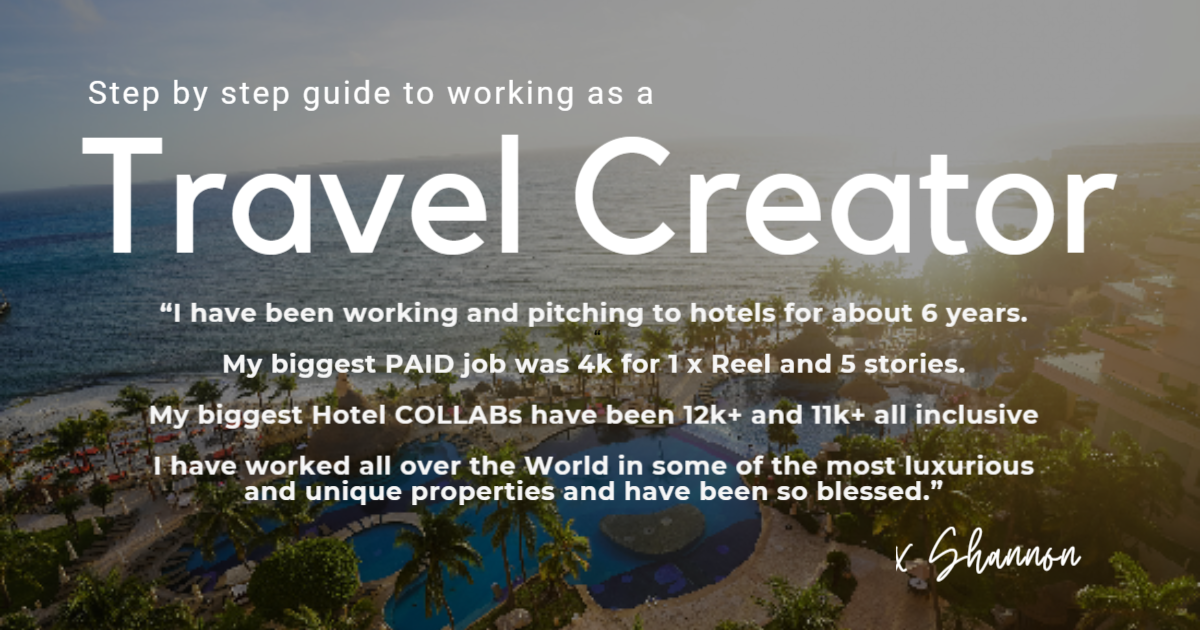 Travel Creator Sales Page